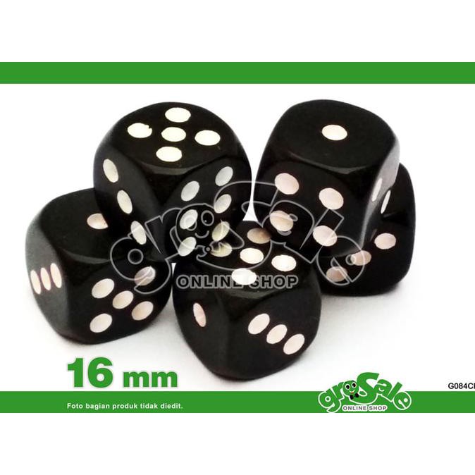 Jual PALING MURAH !!!!! Dadu Hitam/Black-Pelengkap Permainan Board ...