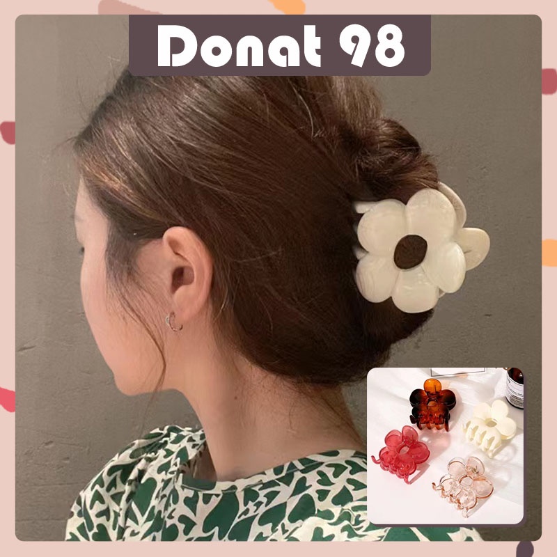 Jual Jedai Rambut Wanita Bunga Transparan Fashion - Jepit Rambut Bunga ...