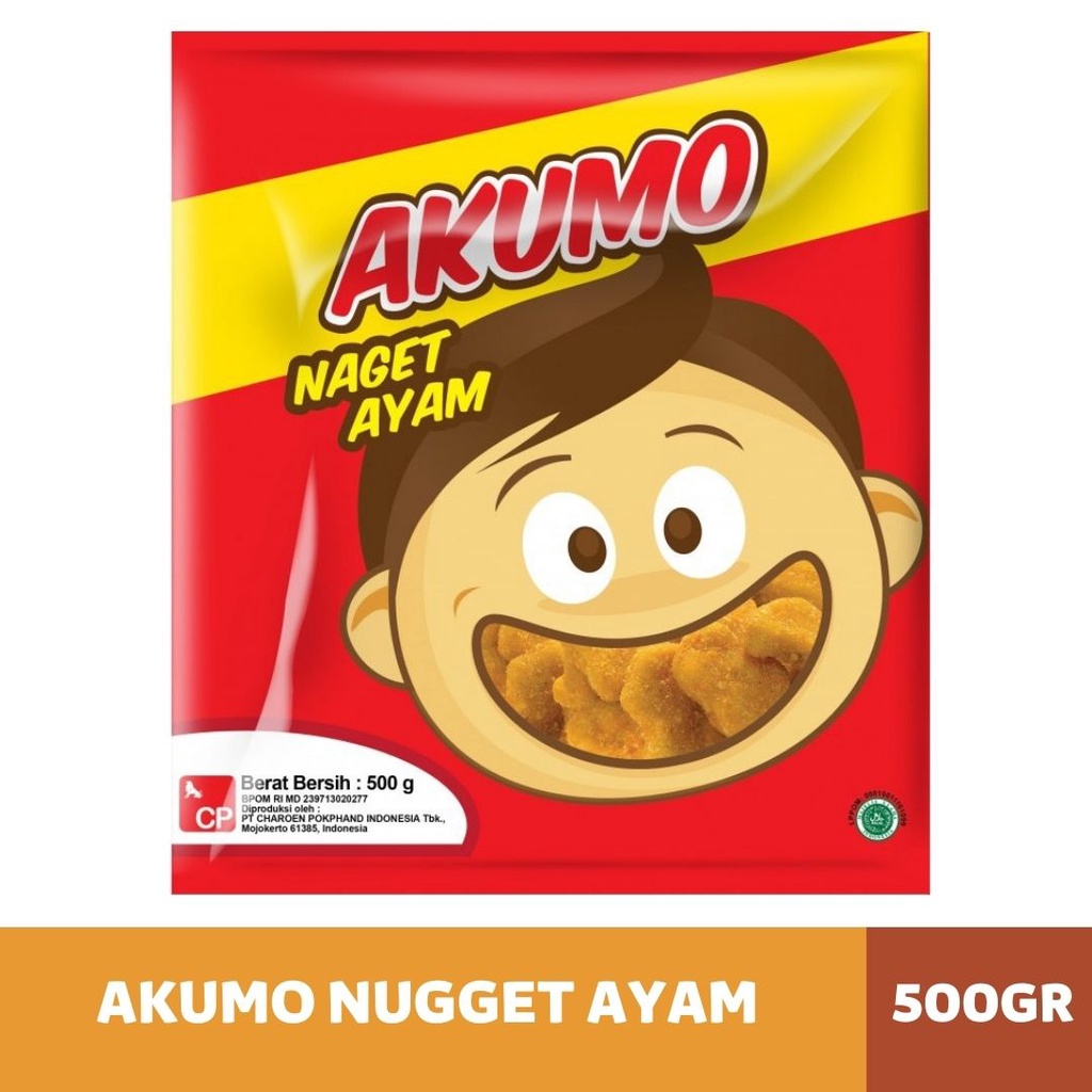 Jual Akumo Nugget Ayam| Chicken Nugget Kemasan 500Gram| Akumo Nugget ...