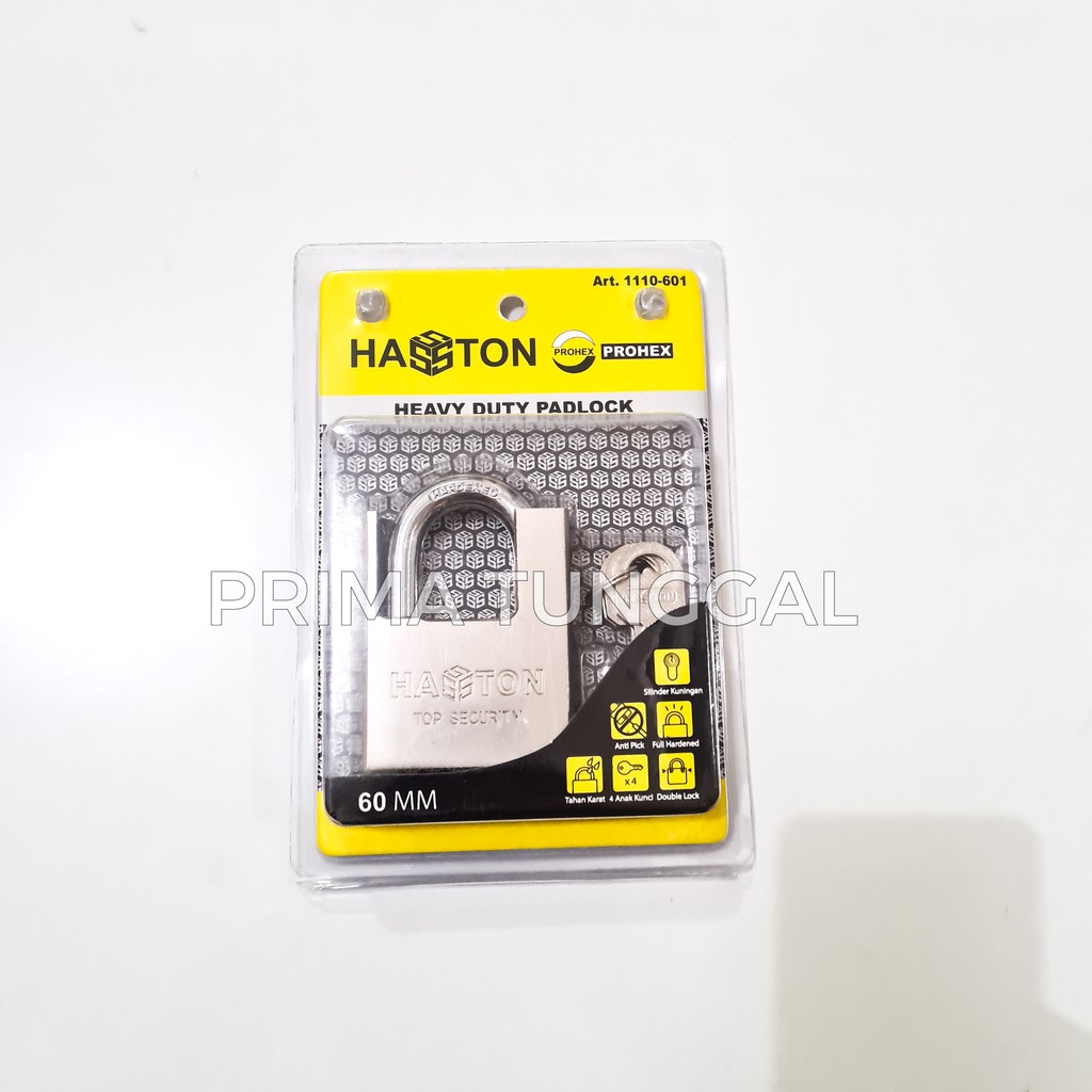 Jual Gembok Jaket Hasston Ukuran 60MM Heavy Duty Lock Prohex | Shopee ...