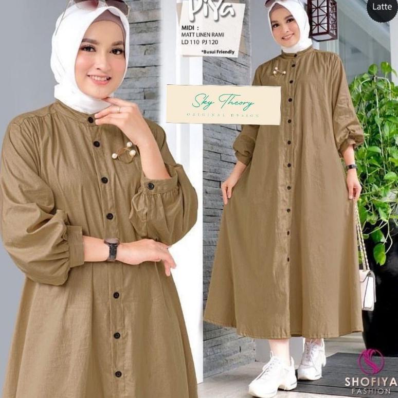 Jual MIDI DRESS POLOS KANCING AKTIFCASUAL JUMBO DRESS TERKARIS REMAJA ...
