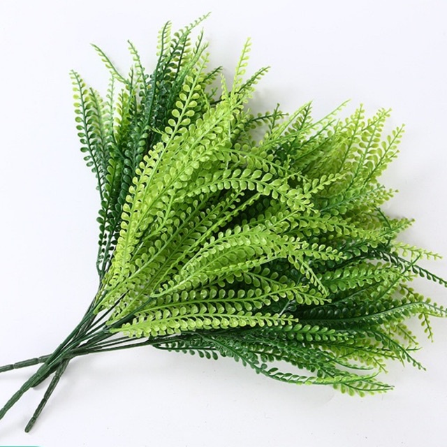 Jual Daun Suplir Plastik Rumput Pakis Bunga Untuk Rangkaian Seserahan ...