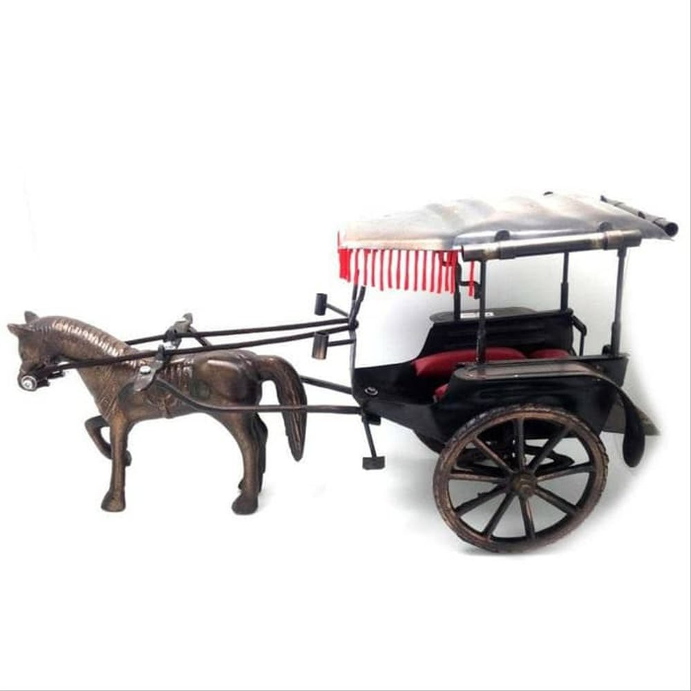 Jual Miniatur Andong Kereta Kuda - Delman Besi Jogja | Shopee Indonesia