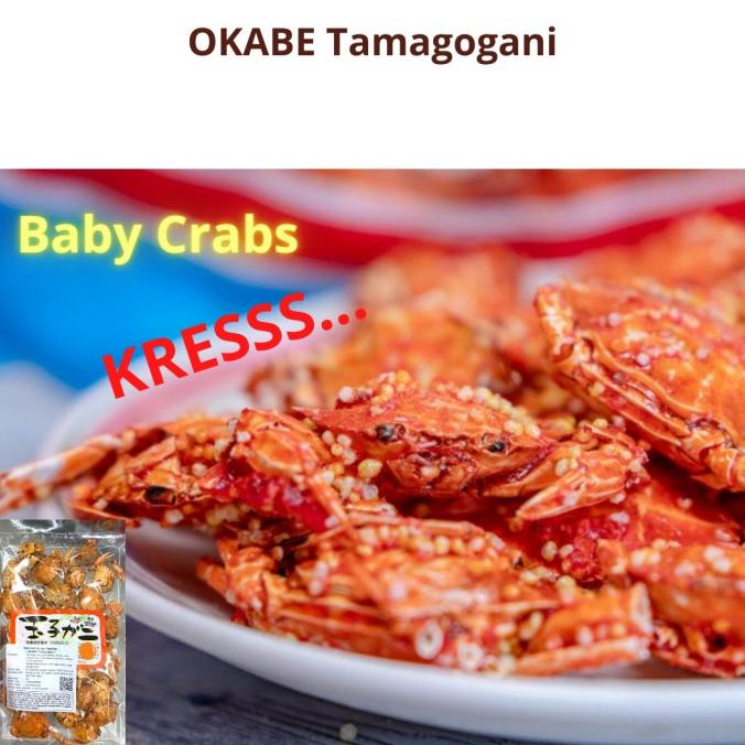 Jual Okabe Tamagogani Mini Baby Crabs Cemilan Snack dari Jepang Japan ...