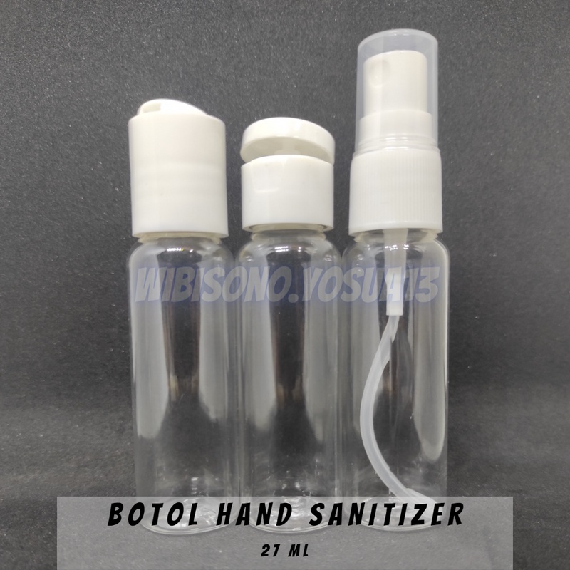 Jual Botol Hand Sanitizer 27 ml Botol Plastik PET Kecil 27 ml Botol ...
