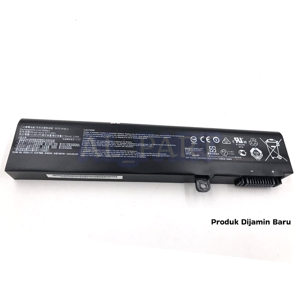 Jual Baterai Gaming MSI GL62M 7RDX MSI GE75 RAIDER 8SF Laptop Gaming ...