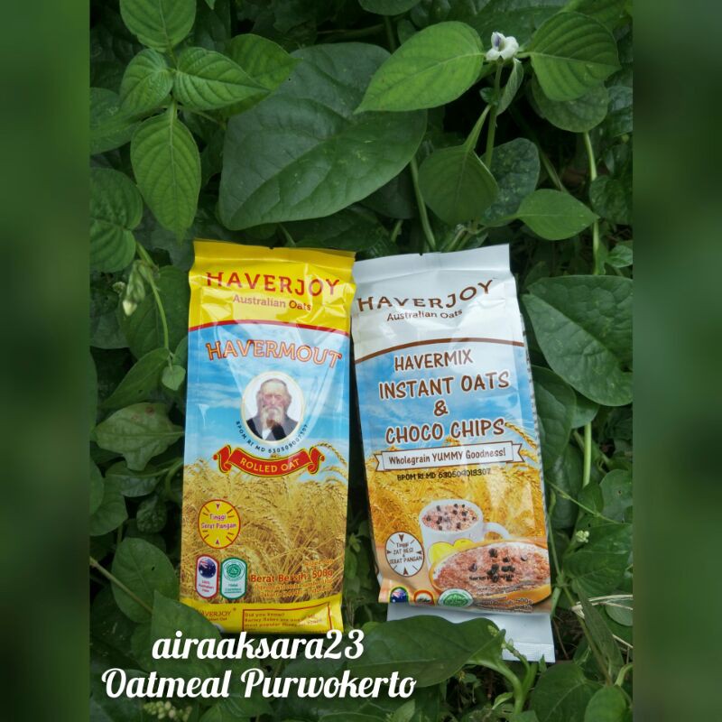 Jual OATMEAL DIET HAVERJOY PURWOKERTO (ROLLED OAT 500GR + HAVERMIX ...