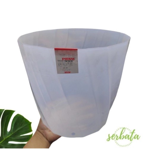 Jual 3 PCS Pot Bunga Tabitha / Prisma 35 Bening/Transparan / Pot ...