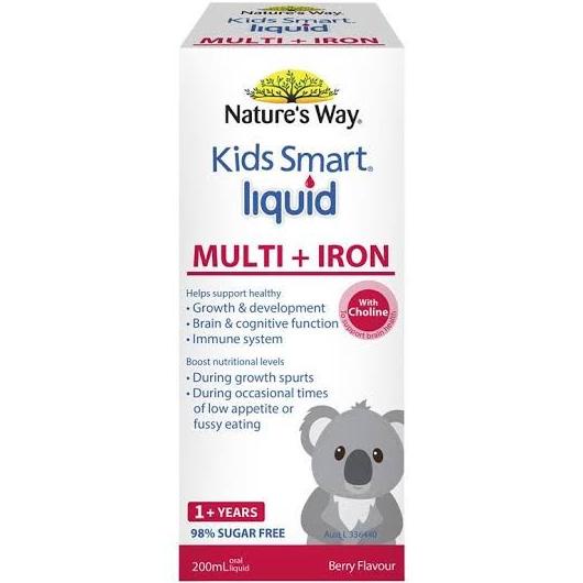 Jual Natures Way Kids Smart Liquid Multi + Iron (200 ml) | Shopee Indonesia