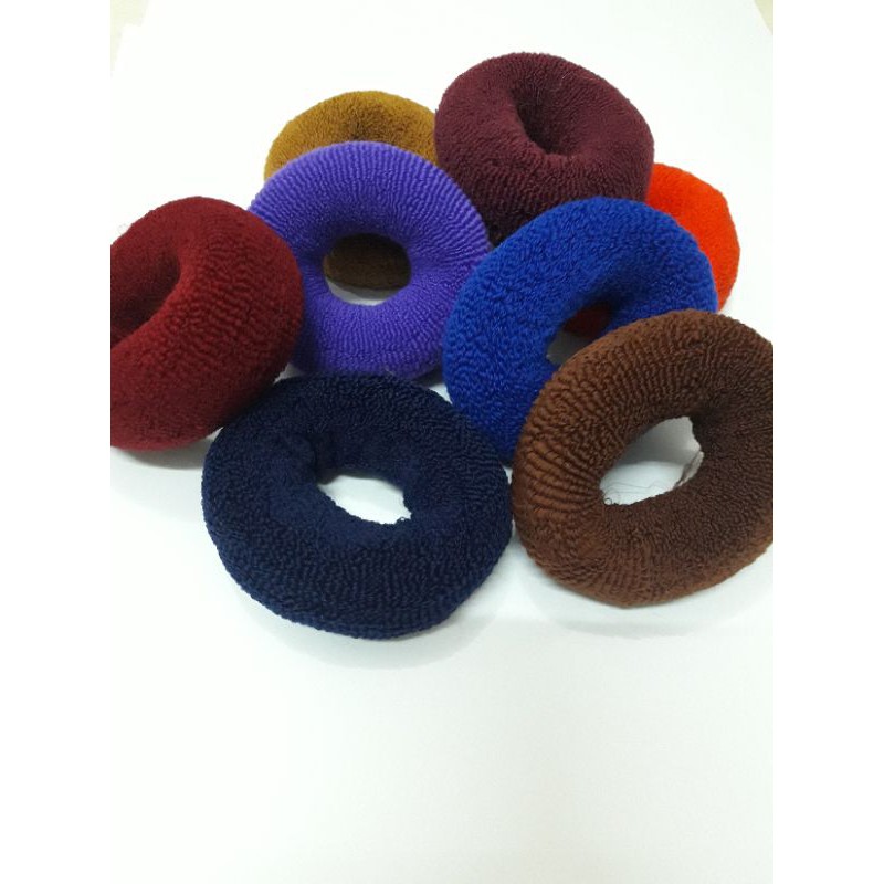 Jual Ikat rambut Ikatan rambut cepol donat gulung (baca deskripsi ...