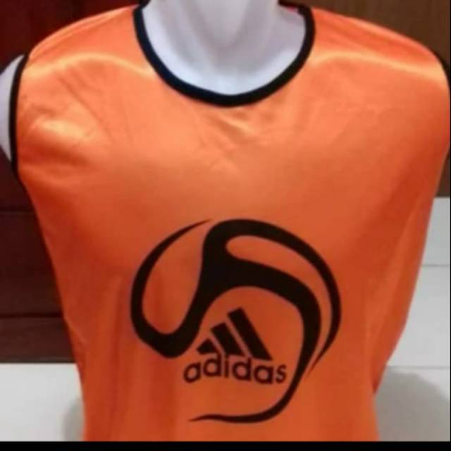 Jual Rompi Olahraga Sepakbola Futsal - Orange - Adidas All Size ...