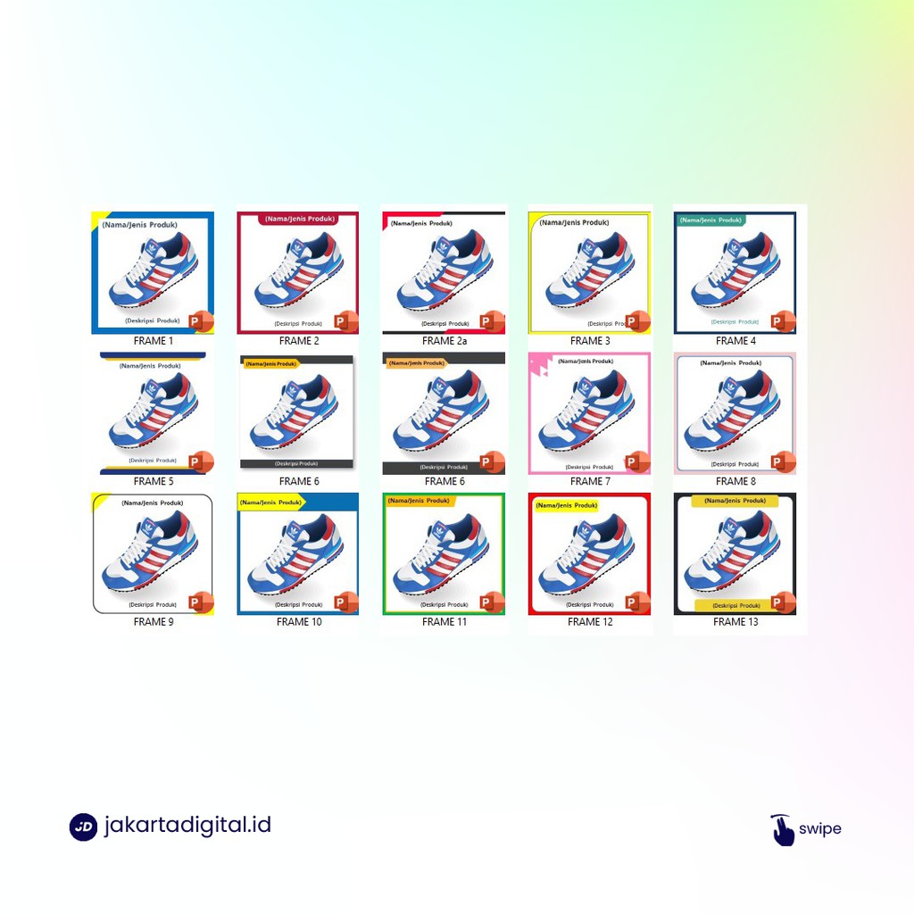 Jual Template Frame Foto / Template Bingkai Foto Produk untuk ...