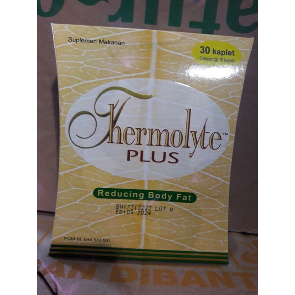Jual Thermolyte plus isi 30 kapsul/ Obat diet alami/ obat pelangsing ...