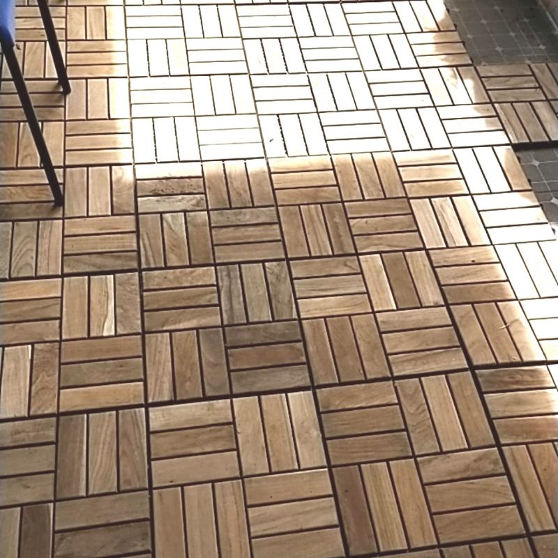 Jual BERKUALITAS.!!!! lantai kayu jati 50 pcs decking tile ubin kayu ...