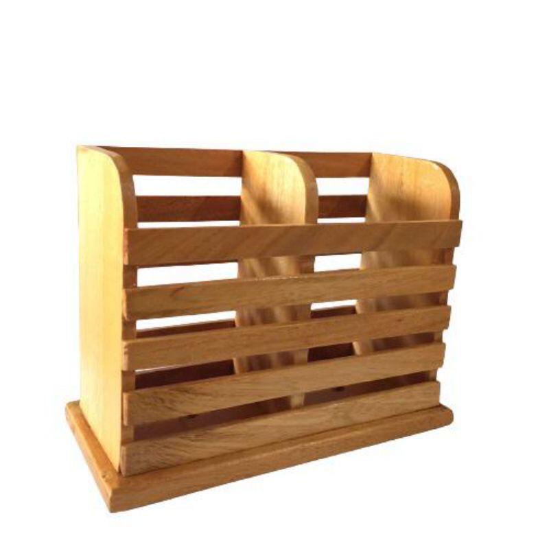 Jual (CKS) Tempat Sendok Kayu | Tempat Peralatan Makan Kayu | Shopee ...