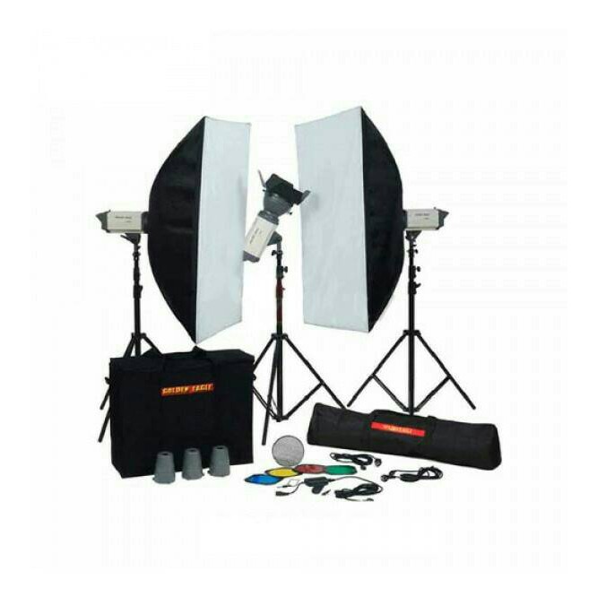 Jual Paket Lampu Studio Golden Eagle L-600a Kit 2+1 | Shopee Indonesia