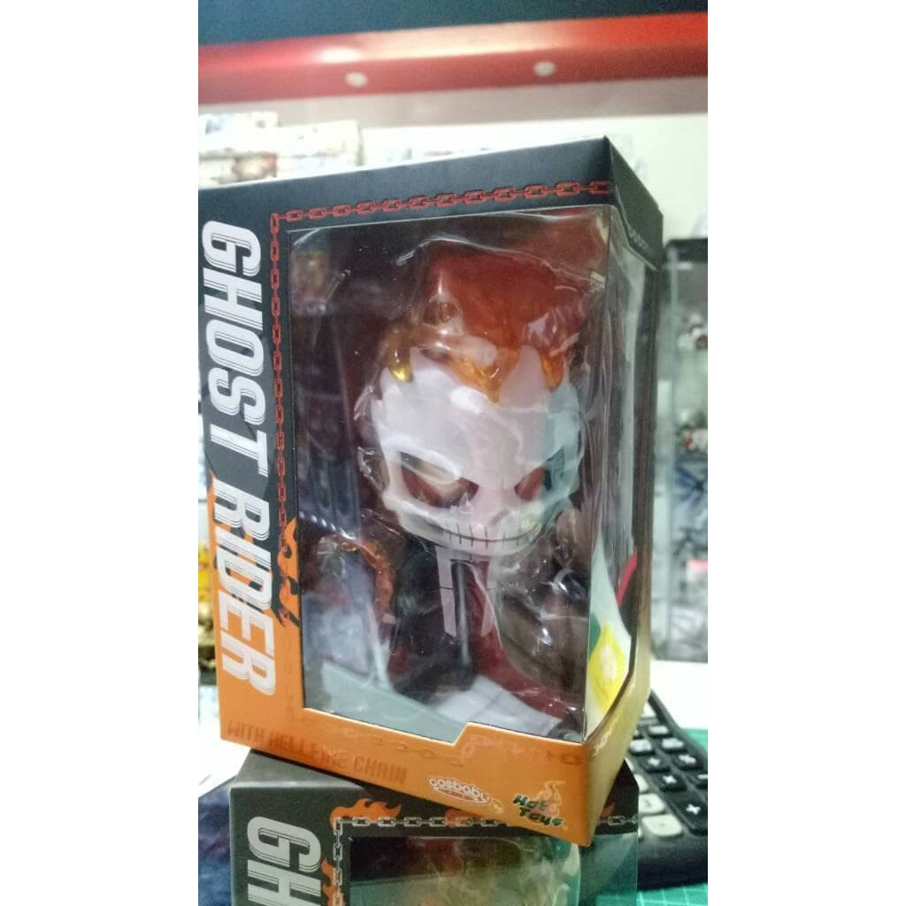 Jual Hottoys Cosbaby Ghost Rider With Hellfire Chain | Shopee Indonesia