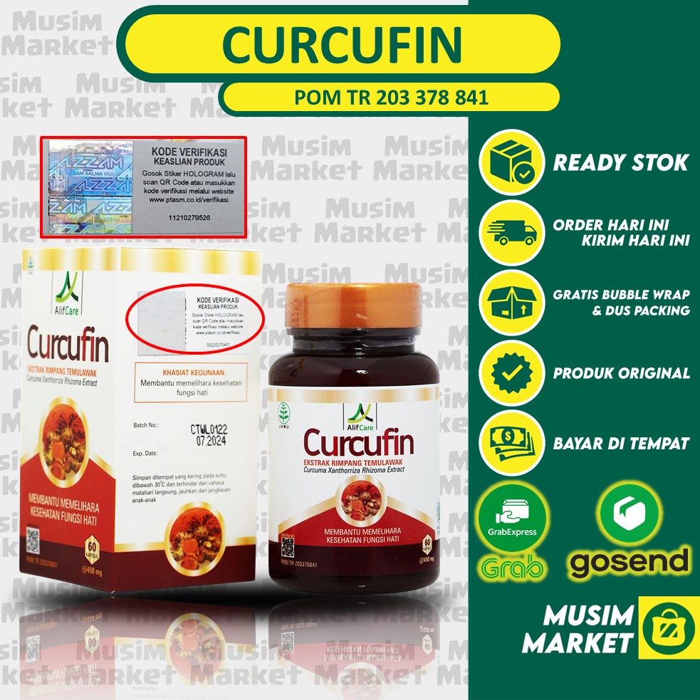 Jual CURCUFIN Memelihara Fungsi Hati Atasi Gangguan Pencernaan Ekstrak ...