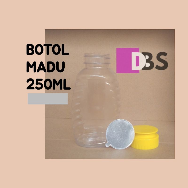 Jual Botol Madu 250ml Plus segel alumunium foil | Shopee Indonesia