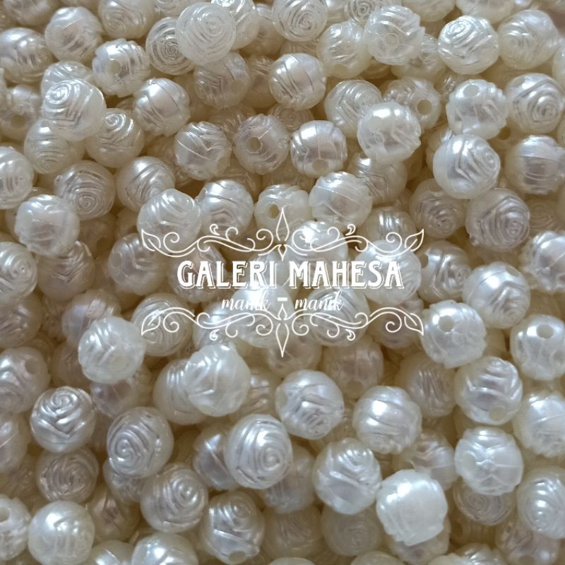 Jual rose kancing 8mm mutiara 1 pon | Shopee Indonesia