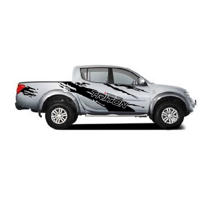 Jual CUTTING STIKER TRITON STICKER MOBIL TRITON OFF ROAD SPORT LUMPUR ...