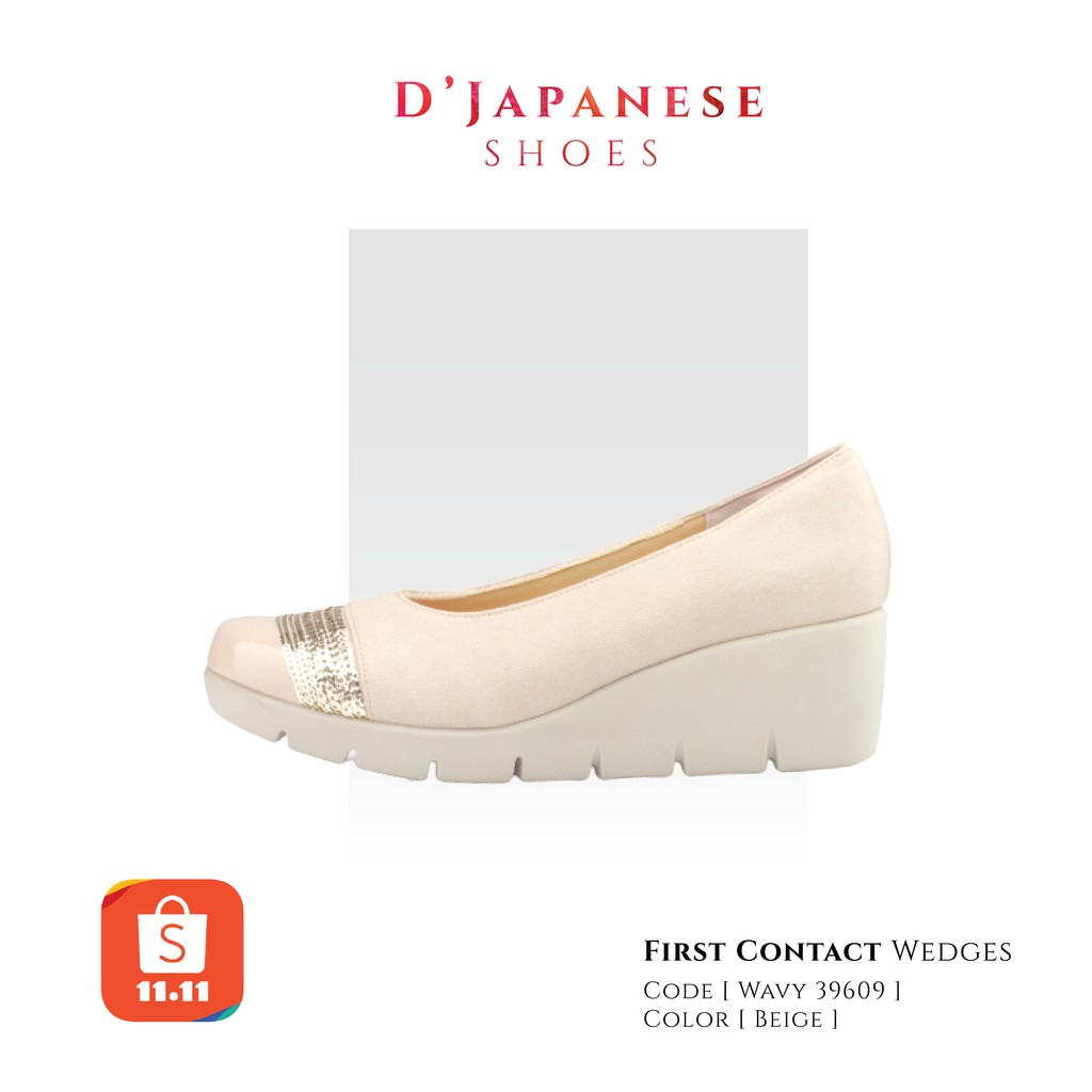 Jual Sepatu Wanita Wedges First Contact Made in Japan Original | Shopee ...
