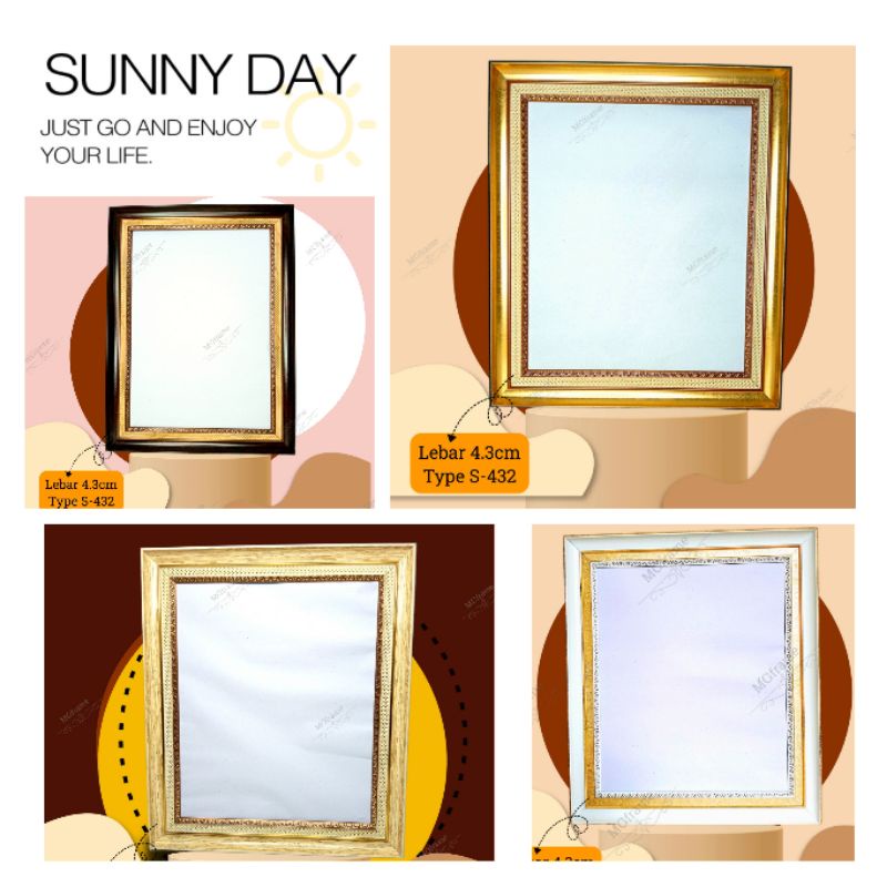 Jual BINGKAI FOTO 12R 12RS A3 FRAME PIGURA FOTO - GOLD., 12R/KACA 35X45 ...