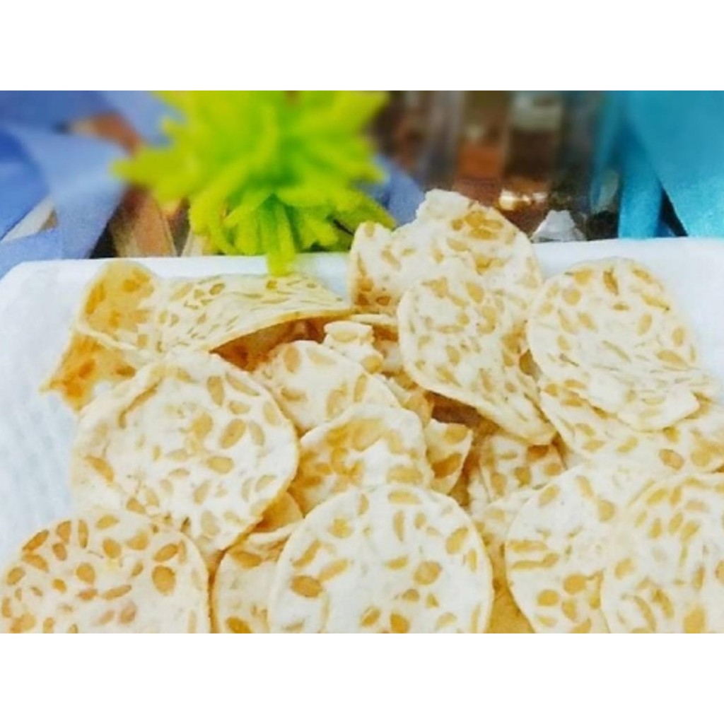 Jual keripik tempe 250 gram/keripik tempe bulat | Shopee Indonesia