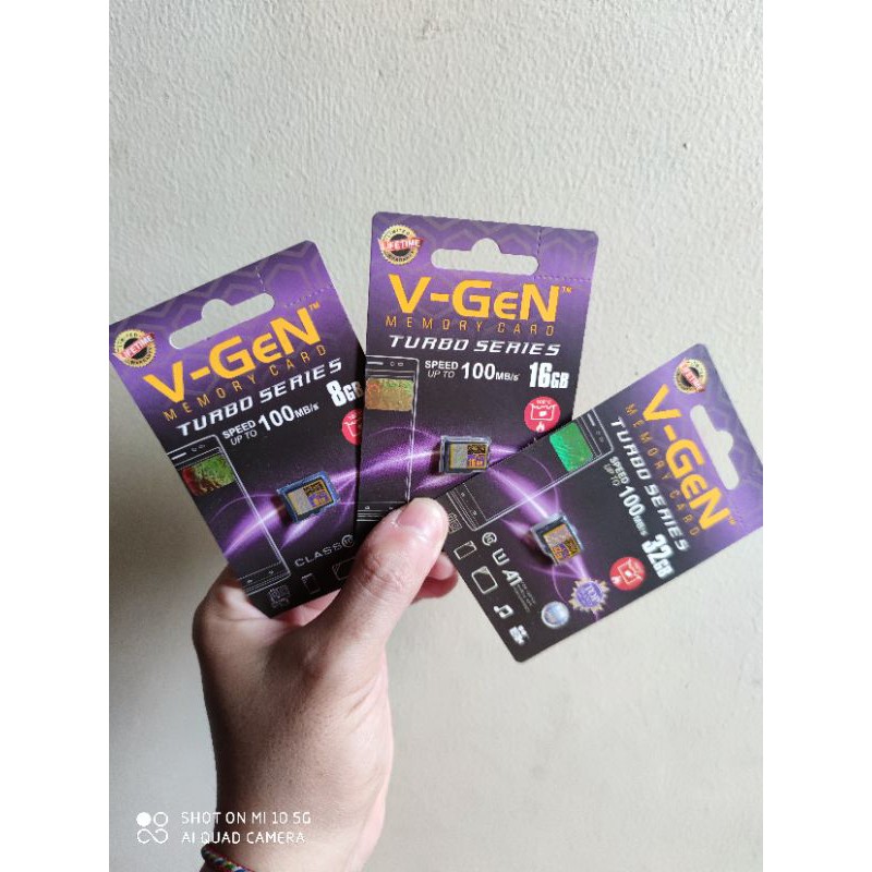 Jual Memory microsd Vgen 8gb 16gb 32gb 64 gb | Shopee Indonesia