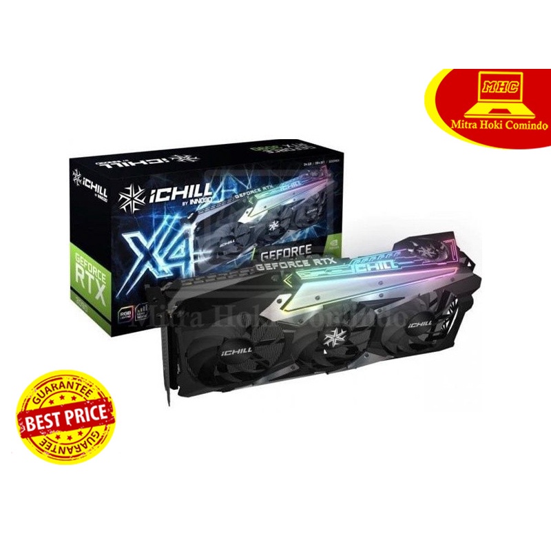 Jual VGA Nvidia INNO3D GEFORCE RTX 3090 ICHILL X4 24GB GDDR6X | Shopee Indonesia