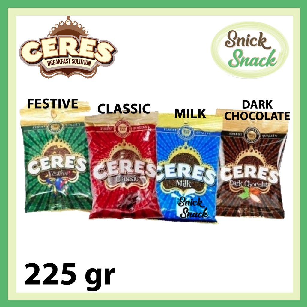 Jual Ceres Coklat Meises 200 gr dan 80 gr Butiran Cokelat Classic ...