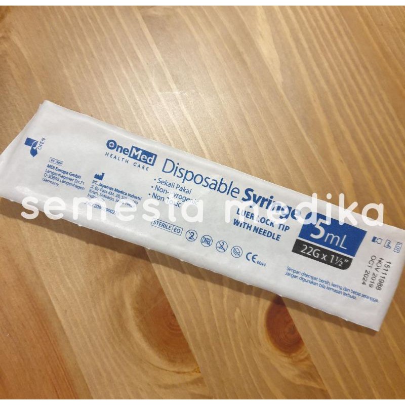 Jual Spuit 5cc Onemed Syring | Shopee Indonesia