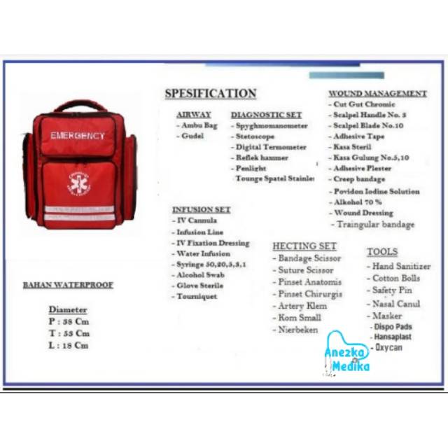 Jual EMERGENCY KIT STANDAR | Shopee Indonesia