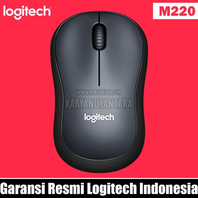 Jual termurah!!| [Garansi Resmi] Logitech M220 Silent Wireless Mouse ...