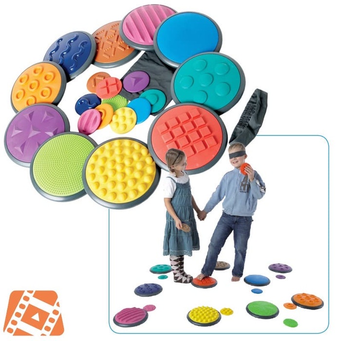 Jual Gonge Tactile Discs complete set 10 Terapi Sentuh Mainan Anak GO ...
