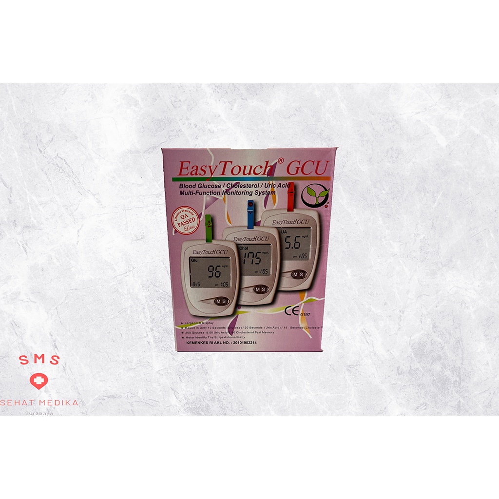 Jual EASY TOUCH GCU / ALAT CEK TES DARAH EASY TOUCH | Shopee Indonesia