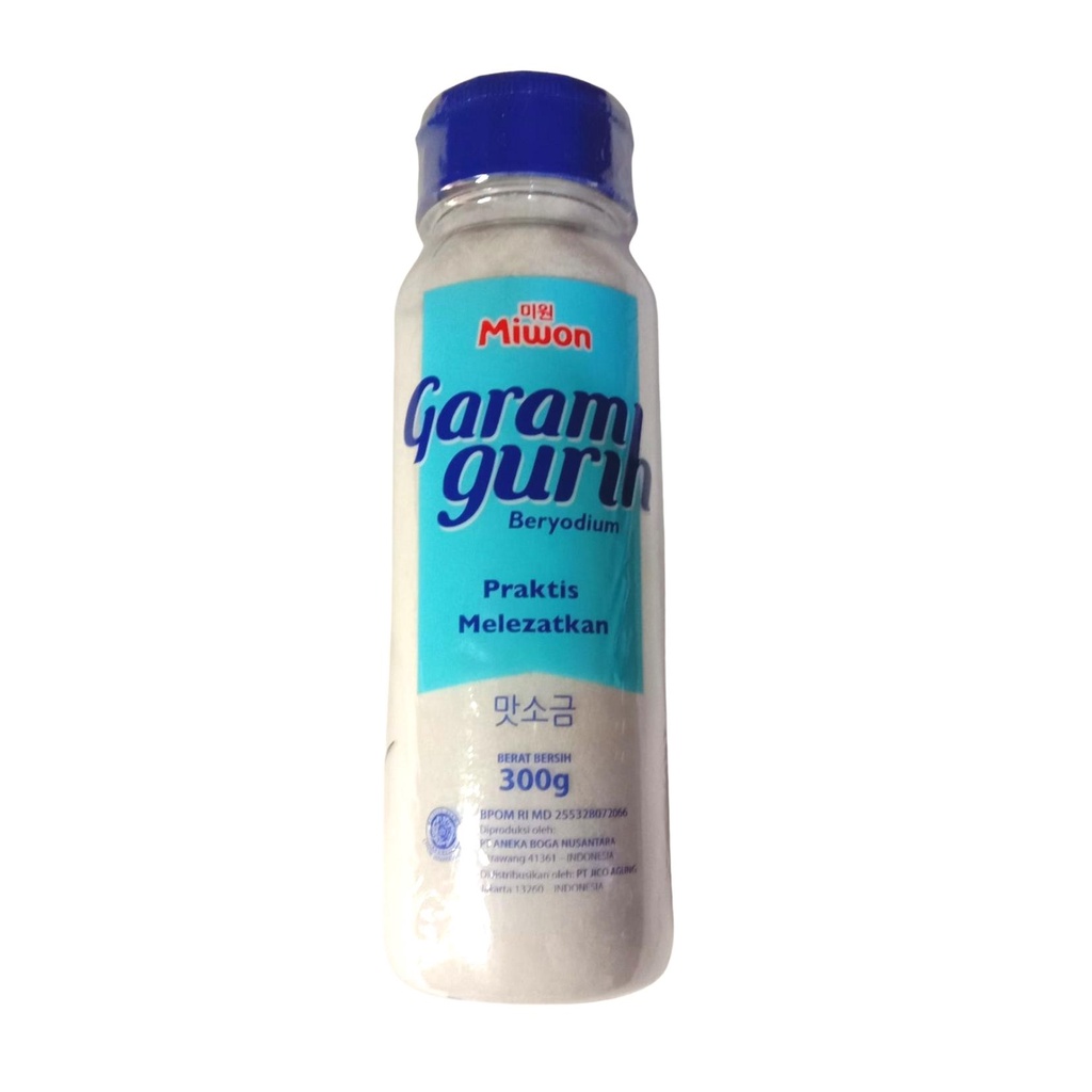 Jual Garam Gurih Miwon Kemasan Botol 300gr Beryodium Bumbu Masakan ...