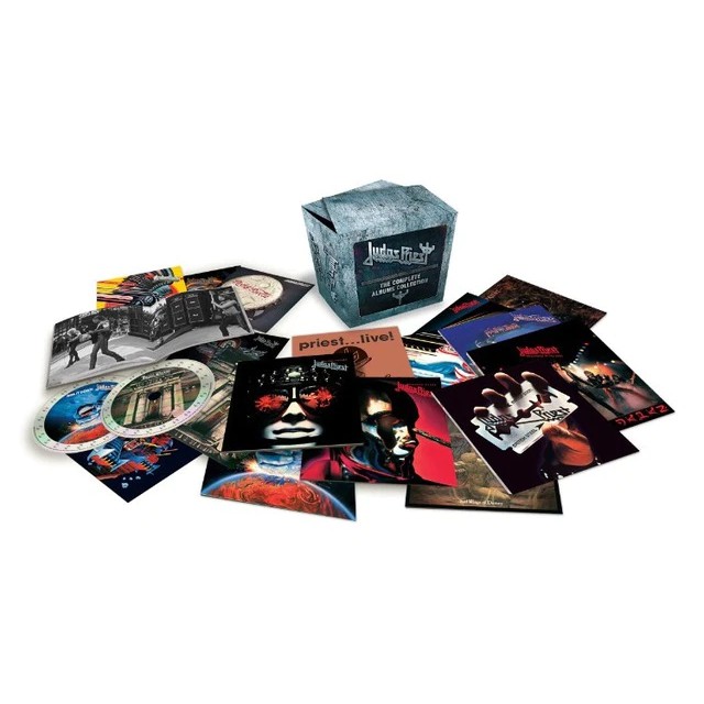 Jual Judas Priest 19cd Complete Boxset with Booklets Music Album Box Studio Albums CD Box Set ...