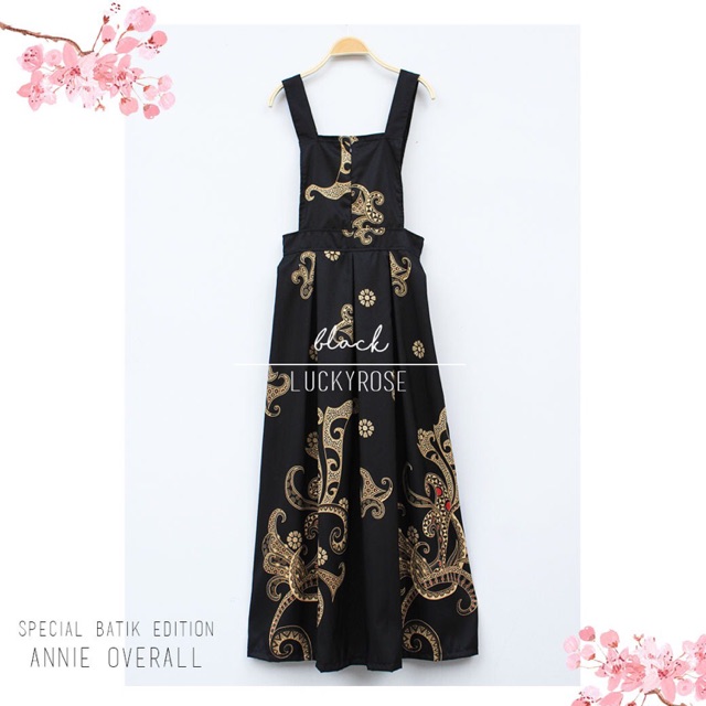 Jual Luckyrose Overall batik | Shopee Indonesia