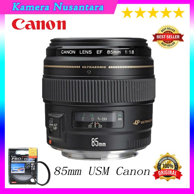 Jual Lensa Canon EF 85mm f1.8 USM / CANON 85MM / 85MM - ORIGINAL | Shopee Indonesia