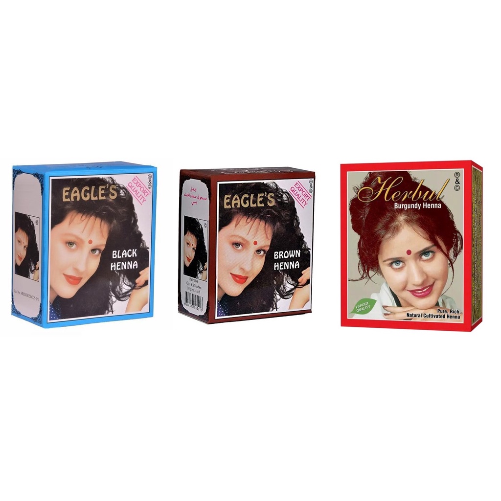 Jual HENNA EAGLES SEMIR RAMBUT (1box isi 6pc) | Shopee Indonesia
