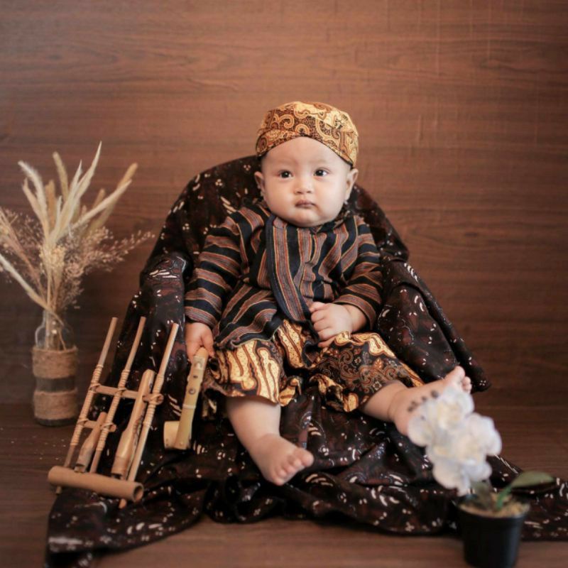 Jual Set baju adat jawa anak laki laki - Baju lurik - Baju adat anak ...