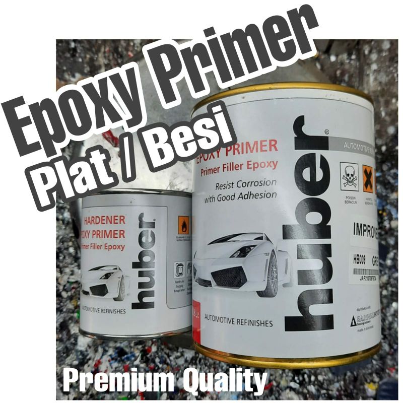 Jual Epoxy Primer Huber / Cat Dasar Primer GREY 1kg | Shopee Indonesia