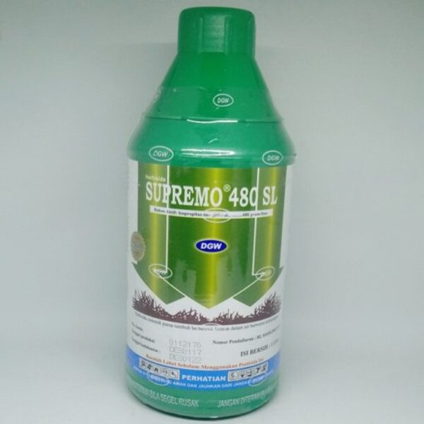 Jual Herbisida Supremo Gold 480SL 1 Liter 1L Racun Rumput Mati Sampai ...
