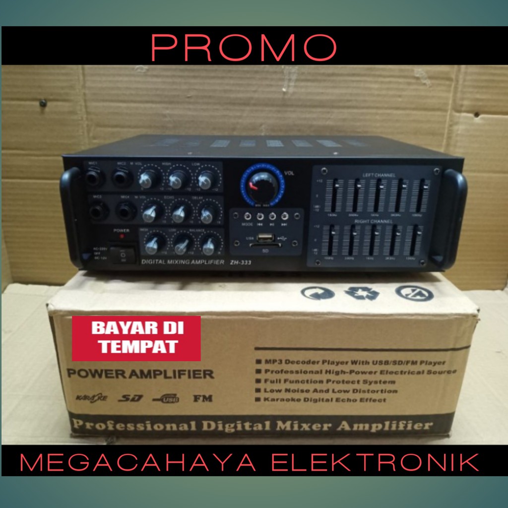 Jual AMPLIFIER AUDIO PROFESIONAL DIGITAL MIXER KARAOKE SOUND SYSTEM ...