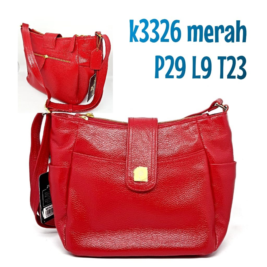 Jual Tas Papillon Original K3326 Merah | Shopee Indonesia