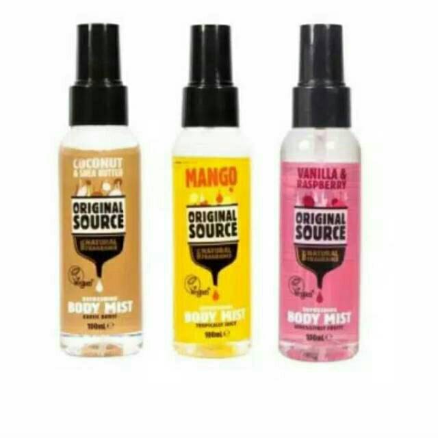 Jual Original Source Body Mist 100ml | Shopee Indonesia