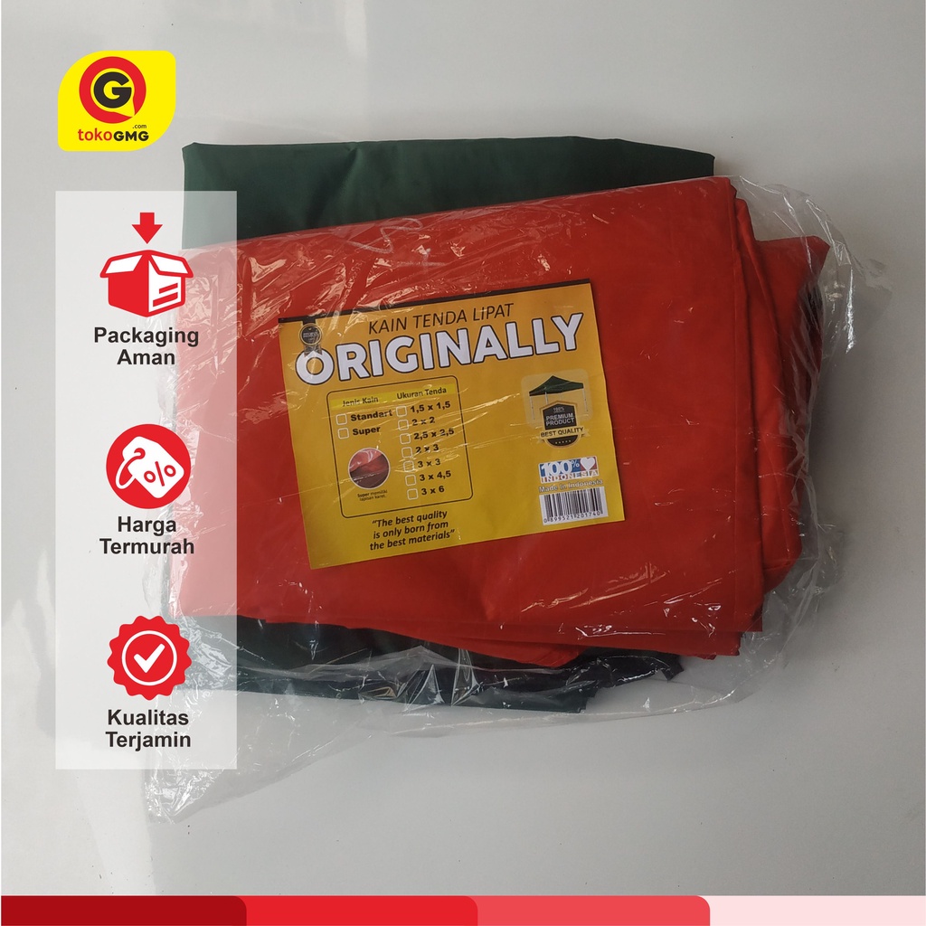 Jual Kain Tenda Standart - Polyester Waterproof - Kain Tenda Lipat ...