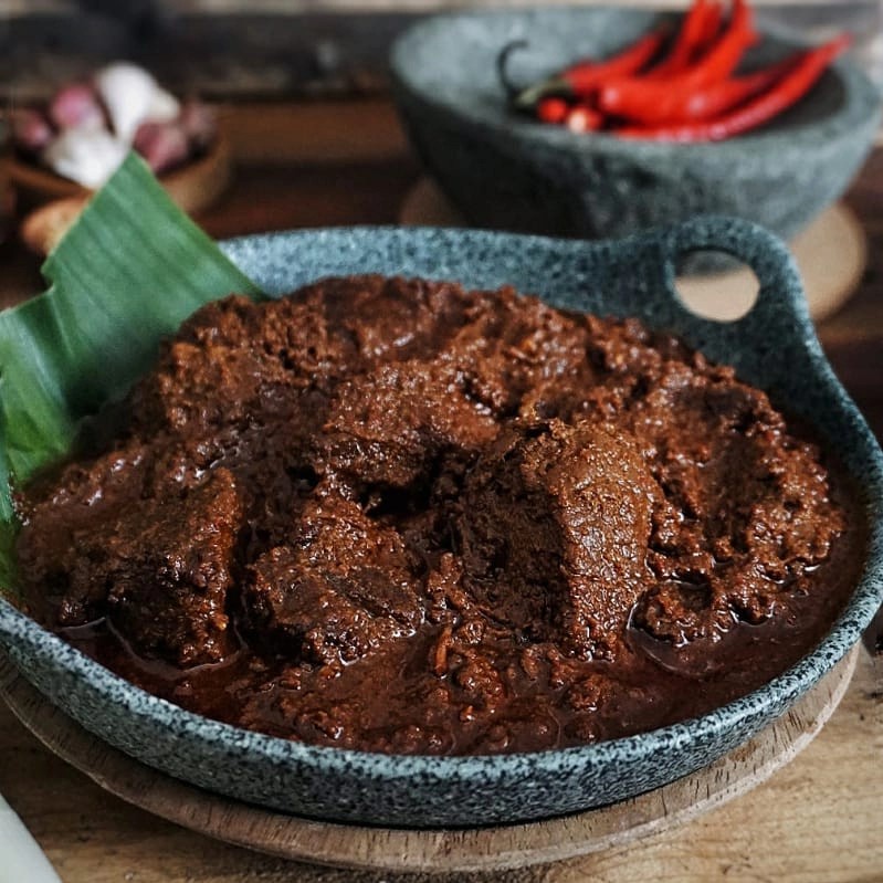 Jual Rendang daging masak pakai kayu asli dari padang | Shopee Indonesia