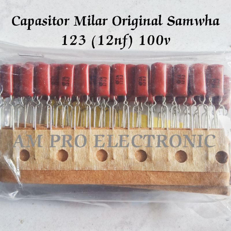 Jual Kapasitor Milar 123 100v Capacitor Mylar 12nf 12n 0.012uf | Shopee ...